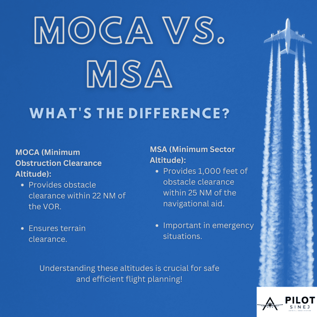 MOCA vs. MSA in Aviation: Key Differences Every Pilot Should Know