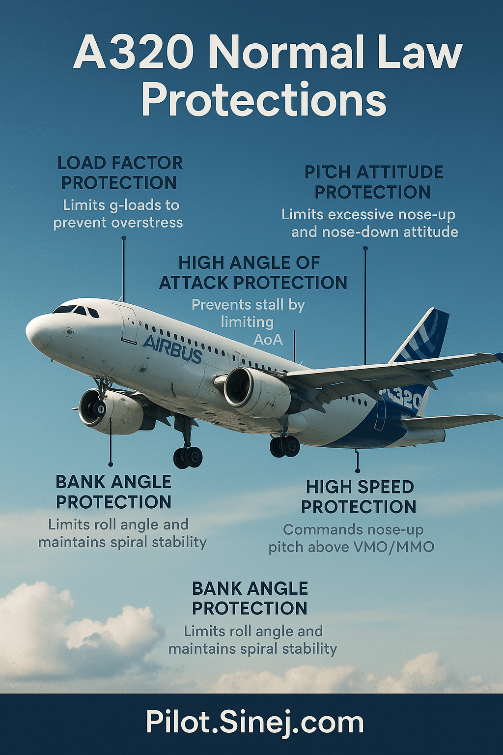 Airbus A320 Normal Law Explained: Flight Control Logic & Protections