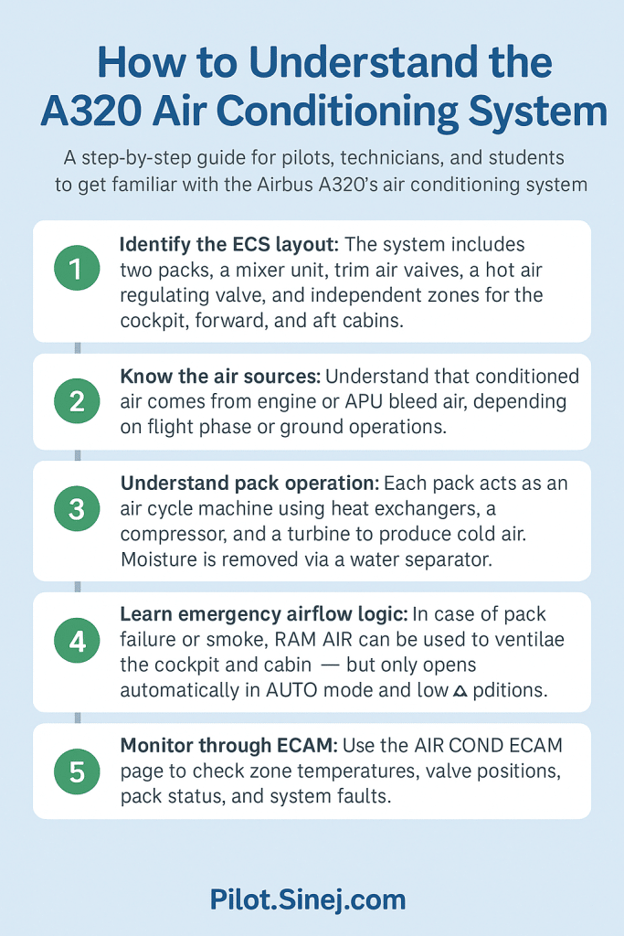 A320 Air Conditioning System Basics | Pack, Mix & Ram Air Explained